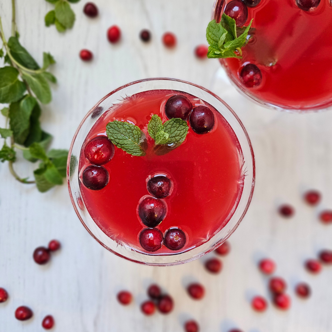 Cranberry Lime Spritz Mocktail – Savour Calgary